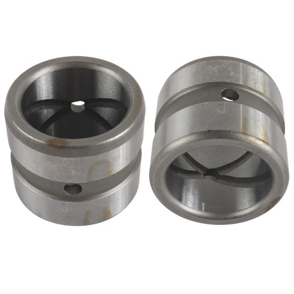 ●ピン径30mm　硬鋼製油圧ショベルバケットブッシュ　2個セット油圧ショベルやバックホーなど建設機械のアーム・リンク・バケット接続部に使用される摩耗部品です。ピンとの隙間を適切に保ち、ガタつきや摩耗を抑えることで、機械本来の動作性能を維持し...