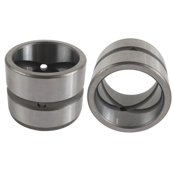 ●ピン径40mm　硬鋼製油圧ショベルバケットブッシュ　2個セット油圧ショベルやバックホーなど建設機械のアーム・リンク・バケット接続部に使用される摩耗部品です。ピンとの隙間を適切に保ち、ガタつきや摩耗を抑えることで、機械本来の動作性能を維持し...