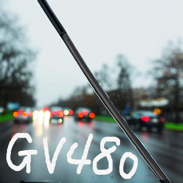 シフト 協栄製作所 SHIFT グラファイトワイパーラバー graphite wiper rubber GV480 6mm幅 480mm用 1本 GV-480(写真の10本入りの箱は付属しておりません。宜しくお願い致します。)材質_仕上●グ...