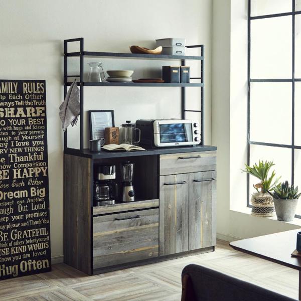 ●商品サイズ：幅1200×奥450×高1830ｍｍ●主材：プリント化粧合板●可動棚：2枚付き●梱包数：1梱包●原産地：日本●安心・安全の国産品●棚板部分は6ｃｍピッチで高さ調整可能●下台は完成品●下台の棚板も付属しております●引出し部分とス...