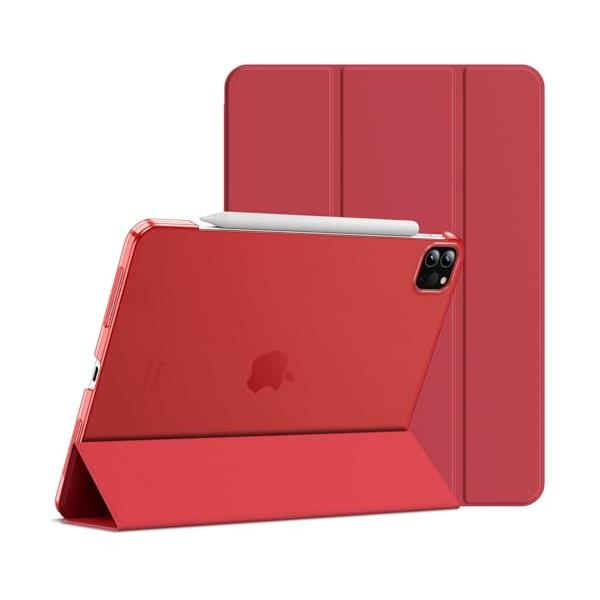 レッド/-/3055E・Color:レッド・パッケージ個数:1・ご注意: iPad Pro 11インチ M5/M4 (2025/2024) には対応していません。音量ボタン側に縦型フロントカメラがあります。iPad Pro 11インチ(20...