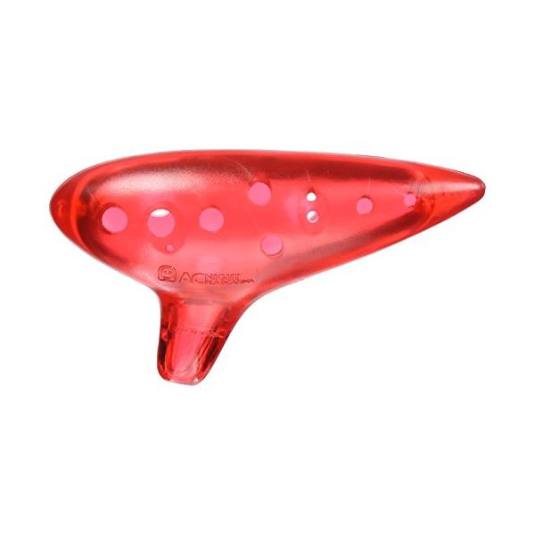 シンプルなレッド/-/Pla Ocarina AC レッド・Color:レッド・パッケージ個数:1・リーズナブルで扱いやすいプラスチック製のオカリナ。お気軽に持ち歩く1本に、ちょっとしたに、お子様用に、色々な用途にお使いいただけます。・アル...