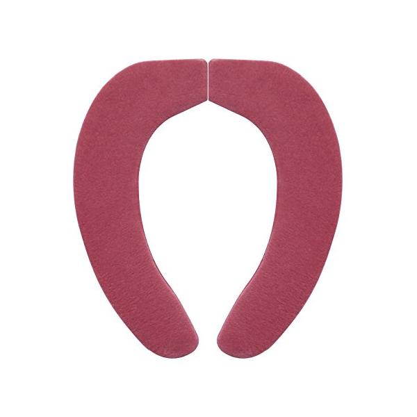 便座シートレッド/9mm(ふんわり)/KF-67・Color:レッドSize:9mm(ふんわり)Style:便座シート・パッケージ個数:1・ふんわり肌触りのよい生地を使用した吸着便座シートです。・面倒な取り付けは不要です。便座に置くだけで取...