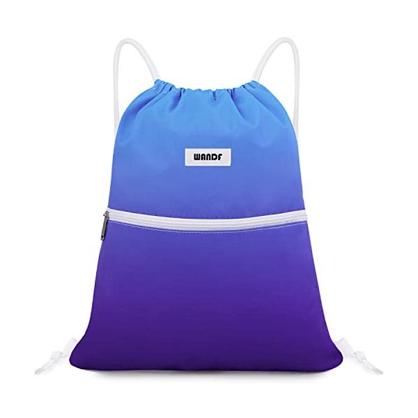 ブルー グラデーション/-/-・Color:ブルー グラデーション・?引き紐仕様ショルダーストラップがドローコードの役目を果たし、緩めたり締めたりすることで簡単に物の出し入れができる簡易的なナップサックです。・?撥水機能撥水機能を持って水や...