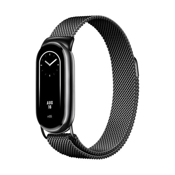 ミラネーゼブラック/-/-・Color:ブラック・Xiaomi Smart Band 9/8の最適なパートナー特殊な機械で織り込まれたステンレスメッシュバンドは、従来の Xiaomi Smart Band 9/8ステンレスバンドと比較すると...