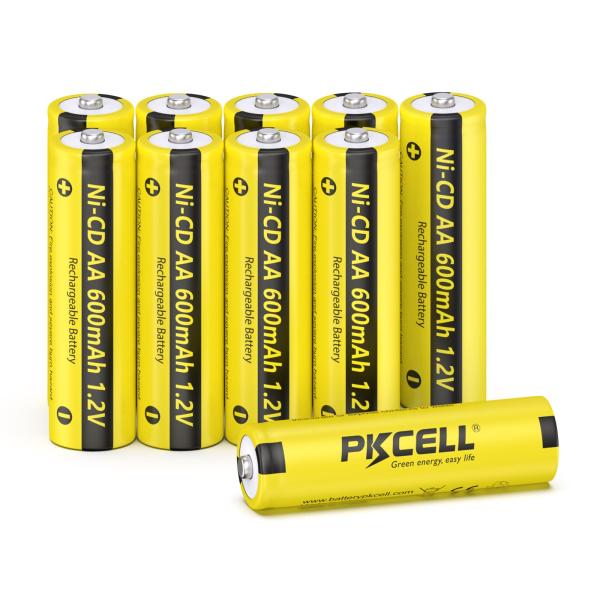 単3形 600mAh・ 10本 10PC-NICD-AA600-B・商品：ニッケルカドミウム電池 単3形 /AA・適用：ソーラーライトなどに最適・包装：10個パック 重量：19g（1PC）・特性：再利用とても便利で、価格もいろんなアルカリ電...