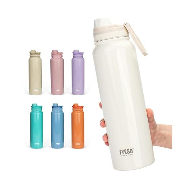 ホワイト/1200ml/-・Color:ホワイトSize:1200ml・容量：1200ml :寸法（cm）：30（高さ）*8.3（下部の幅）*7.8（トップ幅）、5.6（カップ幅） 製品重量0.38kg・真空2層構造：6時間保温（温度を60...