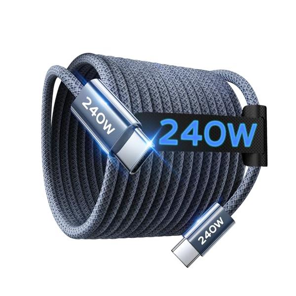 グレー/2M/-・Size:2MColor:グレーNumberOfItems:1・パッケージ個数:1・高出力イコール高リスクではない | 全てのデバイスにスマート互換 240Wの高出力は、安全性の妥協を意味しない。それは、圧倒的な互換性を実...