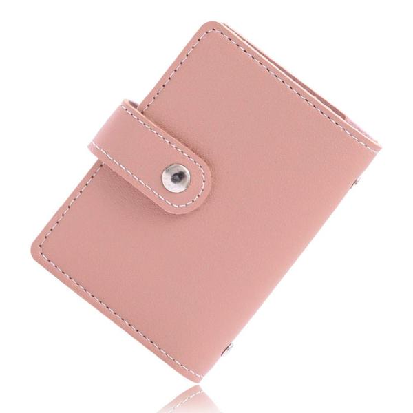 ?典的・ピンク  ・・Color:ピンク・?最大収納26枚カードポケットは１つのポケットに2枚のカードを収納することができますので最大26枚のカードを収容することができ、お札や小銭なども収納することができます。クレジットカード、診察券やかさ...