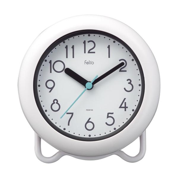 バブルコート・ホワイト 直径17.0cm FEW130 WH・・Color:ホワイトSize:直径17.0cm・本体サイズ:(約)高さ17.8×幅17.0×奥行き4.5cm・本体重量:(約)280g・材質:樹脂、ガラス・機能:ステップ秒針、...