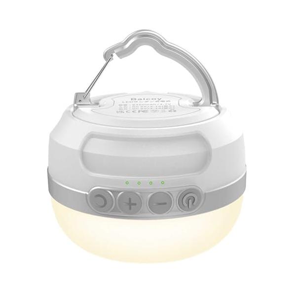 ホワイト/-/XC33・四色調色/無段階/10段階調光：ランタン本体の電源ボタンを押して、昼光色/暖色/昼白色/赤色を四つ色切り替わります。＋/−ボタンを長押し/短押しして、四つ色が各々に明るさをコントロールし、使用の状況により調節します。...