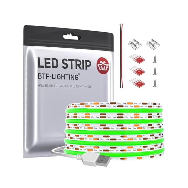 グリーン/5V 2M 320LEDs/m/-・Color:グリーンSize:5V 2M 320LEDs/m・「超明るい」 DC5V 320LEDs/m 640LEDs/2m 2M 8mm 緑色 グリーン。フレキシブルチップを搭載したボードの...