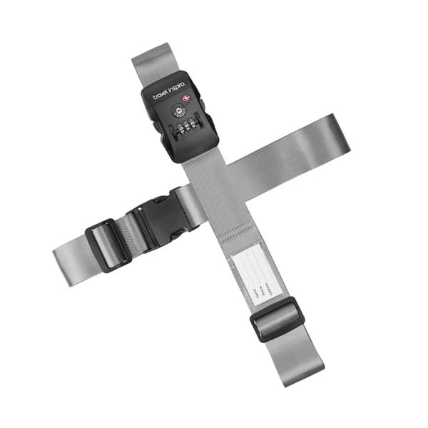 グレー/十字型/TIST03GBAA-JP・Size:十字型Color:グレー・パッケージ個数:1・「TSA認証ロック」：TSA職員が手荷物をチェックする際、ロックを壊すことなく中身を確認できるので安心。旅行のセキュリティを強化します。・「...