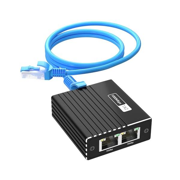 -/-/AK-lan-02・LAN 分配器 2台同時使用LAN 分配器 1入力2出力はLANケーブルを二股にし、かつ同時に使用することができる方法です。ルーターの接続ポートとLANケーブルで結ぶことにより、スイッチングハブを介してネットワー...