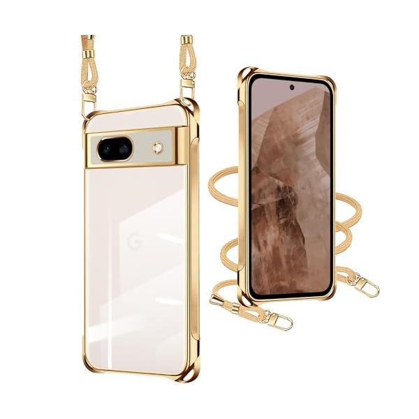 ゴールド/Pixel 8A/-・Size:Pixel 8AColor:ゴールド・対応機種スピーカーとポートに対応した精確なカット加工と、押しやすいボタン設計により、機能性がしっかり保たれます。・実用・縄掛けケースショルダーストラップ付き、取...