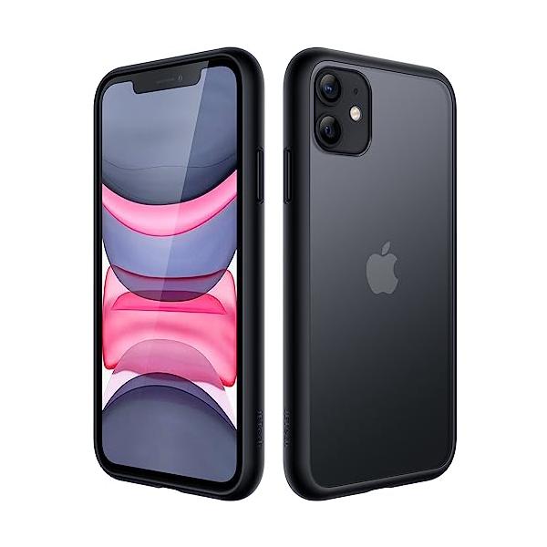 ブラック/iPhone 11 6.1インチ/3889-・Color:ブラック・[ミリタリーグレードの保護] このケースは、6フィートの落下テストでミリタリーグレードの耐衝撃性として認定されており、衝撃を吸収するコーナリングクッションを使用し...