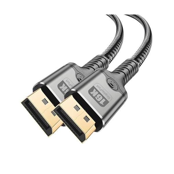 DPケーブル 16K黒/2M/LB-DP-TO-DP-BLACK・Size:2MStyle:DPケーブル 16K・パッケージ個数:1・?DP2.1 規格 + VESA 認証 16K 超高精細映像再現 VESA 認証済みの DisplayPo...