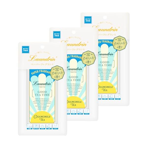 3枚セット/-/4580632133766・Color:3枚セット・パッケージ個数:1・お好きなところに吊り下げて使うペーパーフレグランス。・摘みたてのカモミールとほんのりミルキーな優しさで、心がほっと安らぐカモミールティーの香り。カモミー...