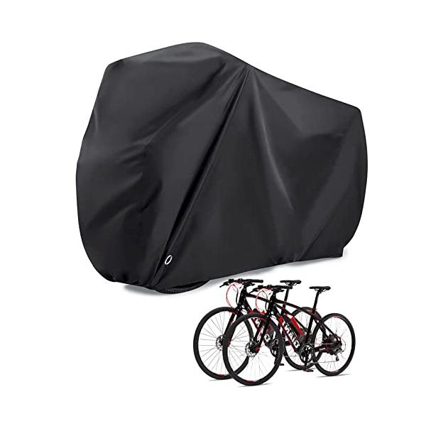 ブラック/-/COVER-2XL・抜群な撥水効果＆UV加工弊社の自転車カバーでは、撥水加工の効果は通常の2倍、防水性をさらにアップしました！PUとUVコーティングで自転車本体の劣化の原因となる紫外線を反射して大幅にカットします。紫外線のカッ...