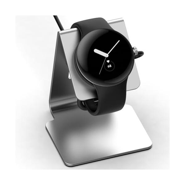 シルバー/Pixel Watch用/-・Size:Pixel Watch用Color:シルバー・対応機種Google Pixel Watch（グーグル ピクセルウォッチ）用充電スタンド。（ご注意：本商品にGoogle Pixel Watch...
