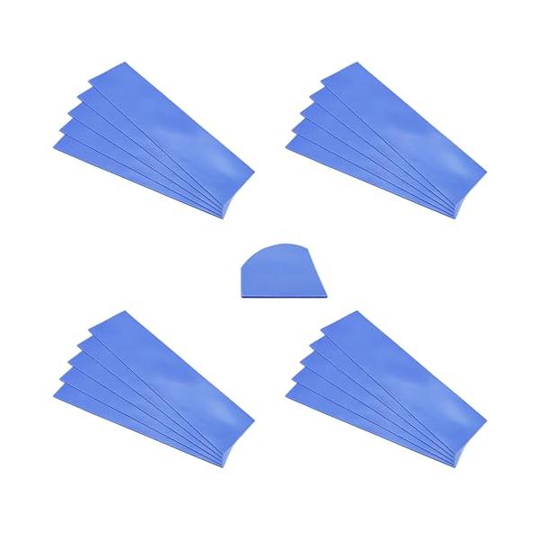 0.5*20pcs/0.5*20pcs/M221・Color:0.5*20pcs・?パッケージ：サーマルパッド、カラー：ブルー、サイズ：20x67x0.5mm * 20個・?材質：熱シリカゲル製、熱伝導率：6.0 W / m K T、発熱体...