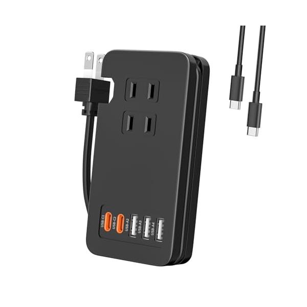 2USB-C+3USB-A・ブラック-/-/TC212-UUJ・Style:2USB-C+3USB-A・ブラック・業界革新!１台多役な電源タップ・単USB-CポートでPD20W急速充電を実現今回の type-c電源タップは従来のAC充電タッ...