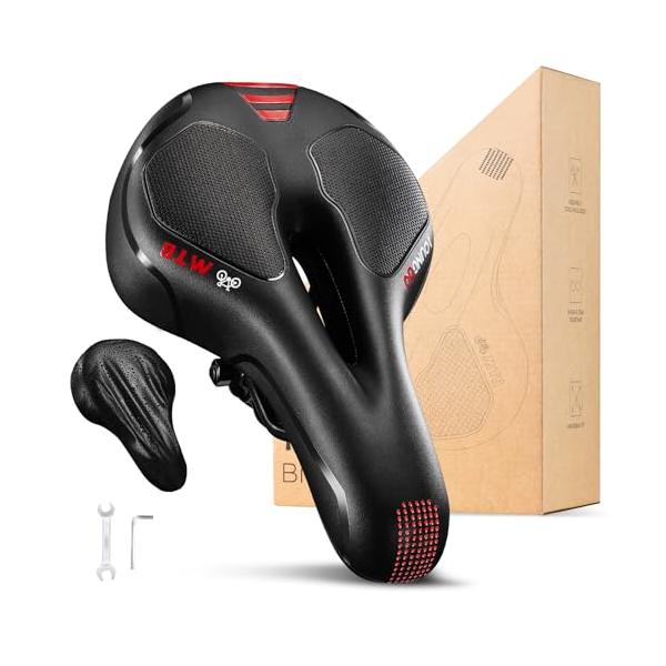 レッド-175mm/-/JPYD01.0174・Color:レッド-175mm・?人間工学に基づいたデザイン座面が大きく、肉厚でお尻への衝撃を分散・軽減し、長時間でも快適に走行できます。? 2017年以来、世界で10万人以上のサイクリストが...