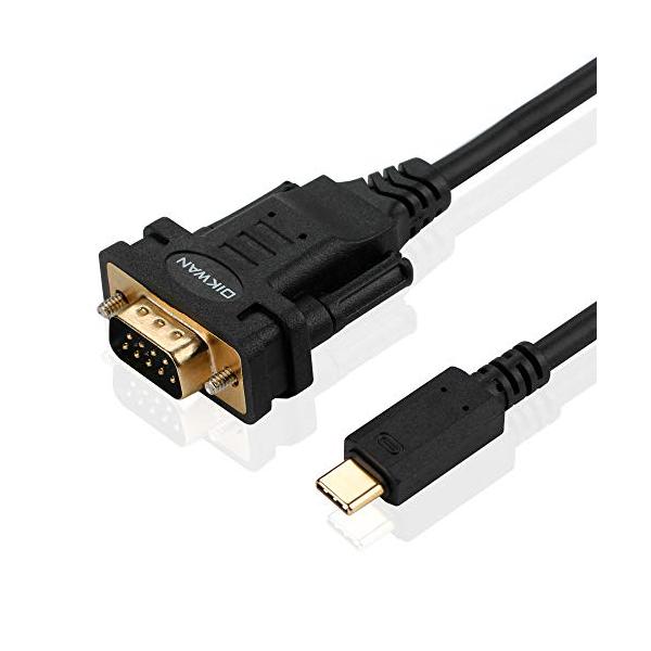 USB-C to Serial DB9ブラック/6FT/190322・Size:6FTStyle:USB-C to Serial DB9・パッケージ個数:1・! ご注意ください: これはオスタイプC RS232 - DB9シリアルケーブルで...