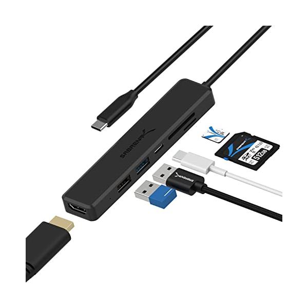 ブラック/6 ポート/HB-TC6C・Color:ブラックSize:6 ポート・パッケージ個数:1・ポート拡張: 最大5Gbpsの転送速度を持つUSB 3.0 Type-Aポートを1つ追加することで、作業スペースをアップグレードし、迅速な同...