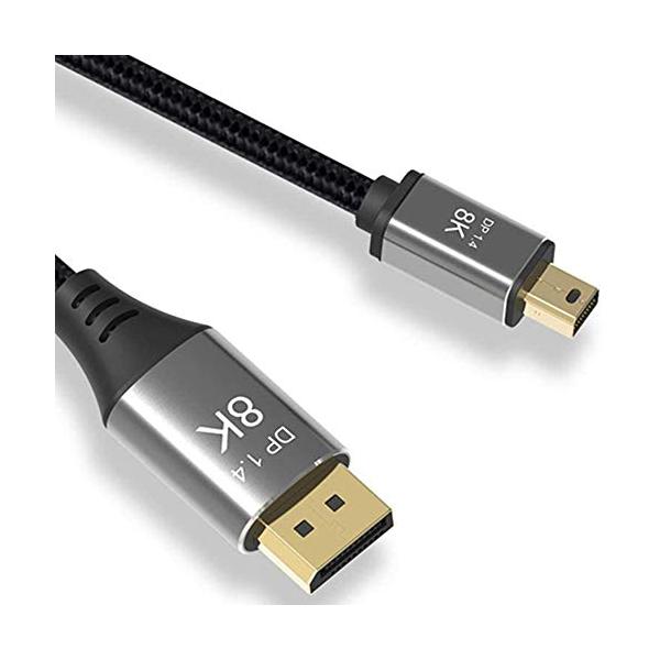 ブラック/Mini DP 8K 1 m/B0305・Size:Mini DP 8K 1 m・パッケージ個数:1・CableDeconnミニDPからDisplayPortコンバーター8Kケーブルへ、このミニDPからDisplayPort 8K...