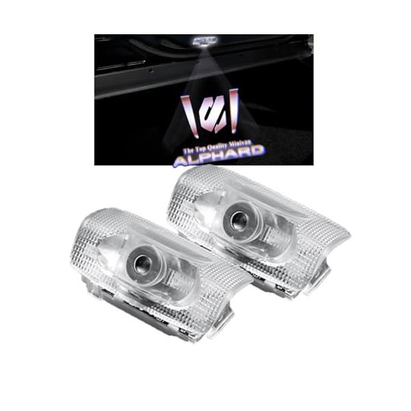 Alphard Y/-/-・Color:Alphard Y・『適合車種』：10系 20系 50系 30系 アルファード『また、1年間の品 質を設けております。』・『用途』：投影ロゴ、ドアを開けると、ウェルカムライトが自動的に点灯して 作業状...