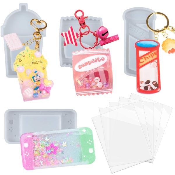 ・Ｃセット  2926=5 3373-3376・大人気のシェイカーモールドの新品4個追加！さまざまな形状がご期待を確実に満たすことができます。プラ板5枚が付きます、必要な道具全部揃います！・中にパーツを入れてカシャカシャさせたり、カラーオイ...