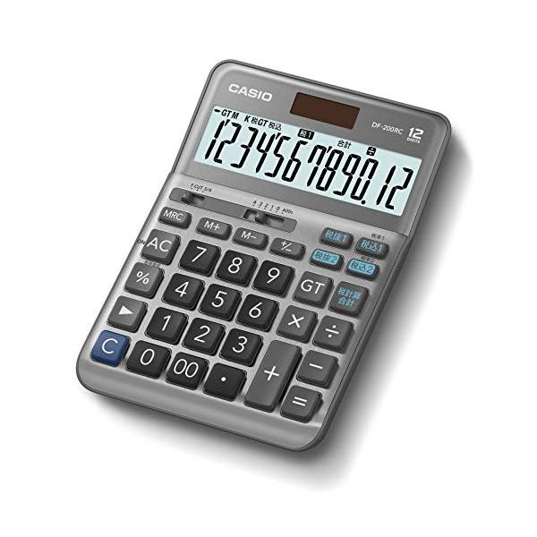 デスク (179mm×126mm)グレー/デスク/DF-200RC-N・Size:デスク・パッケージ個数:1・製品型番:DF-200RC-N・色:グレー・ディスプレイタイプ:液晶・2つの税率キーと「税計算合計」機能・計算結果を税率別にワンタ...