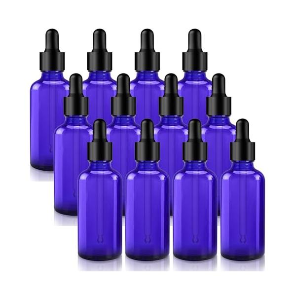 青/50ml-12/-・Color:青Size:50ml-12・50ml青遮光瓶スポイトスポイト 瓶 50ml は青です、エッセンシャルオイルを紫外線から保護するように設計されています。丈夫なガラス、優れたシーリング、漏れ防止。 ボトルは洗...