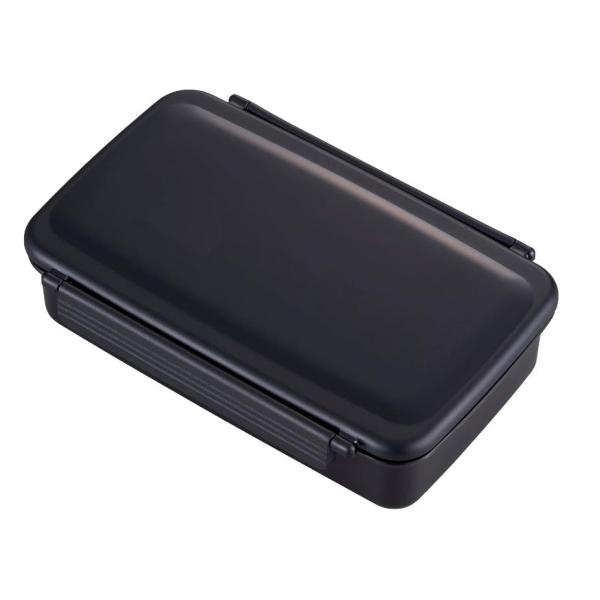 ランチボックス(仕切付)MAKURO/-/BL-11H・PatternName:MAKUROStyle:ランチボックス(仕切付)・パッケージ個数:1・ロックしたままレンジで温めOKの抗菌ランチボックスです。・サイズ＝206×136×H55m...