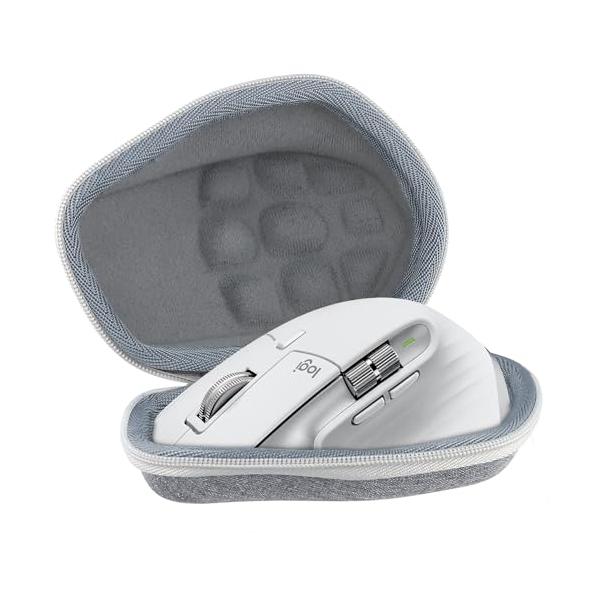 グレー/-/-・Color:グレー・特別な保護トラベル収納ケース-Aenllosi 互換品 Logicool ロジクール マウス MX Master 4/MX Master 3/MX MASTER3s 保護トラベル収納ボックス(注：ロジクー...