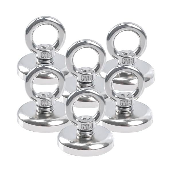 マグネットフック-/32mm-6個入/DY32_6・Size:32mm-6個入・磁石 超強力 ?力 磁石を使用した強力マグネット フックです。垂直方向35kg、水平方向20kgまで・耐久性抜群普通のフックより、本製品の素材はサビ・キズなどに...