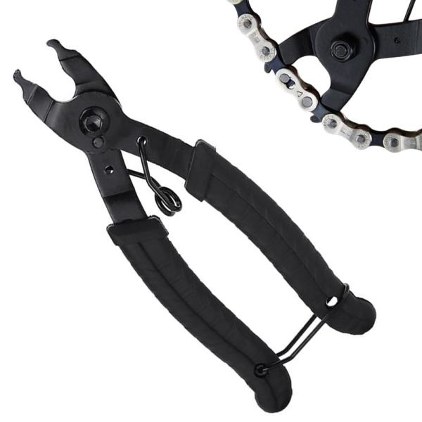 ・専用プライヤー  ・・Color:専用プライヤー・サイズ長16.5cm、重量約135g。・チェーンの取り外しや取り付けが容易2 in 1ミッシングリンク専用工具は、ミッシングリンクの取り外しや取り付けに特化しており、チェーンを簡単に取り外...