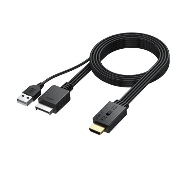 -/HDMIケーブル長さ1.5M/EFU132DES・Size:HDMIケーブル長さ1.5M・パッケージ個数:1・高解像度変換PS2からHDMIへのコンバーターでゲーム体験を変えましょう。AV信号を1080P（60Hz）HDMI出力にシーム...