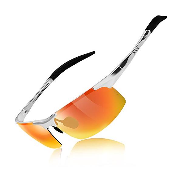 ヴィンテージシルバーフレームリボゴールドレンズ/特大/8177・Color:シルバーフレームリボゴールドレンズ・??TAC 偏光 レンズ：UV400保護コーティングは、有害なUVA&amp;UVB光線を100%塞ぎます。視覚的に、真実の色を...