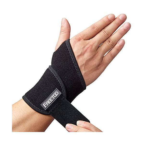 ハードサポート（フィット性重視）・ブラック 1個 (x 1) ・・Style:ハードサポート（フィット性重視）Size:1個 (x 1)・★おかげさまでベストセラーNo.1商品を獲得ランキング大賞2021年、手首・手用サポーター部門で新着商...