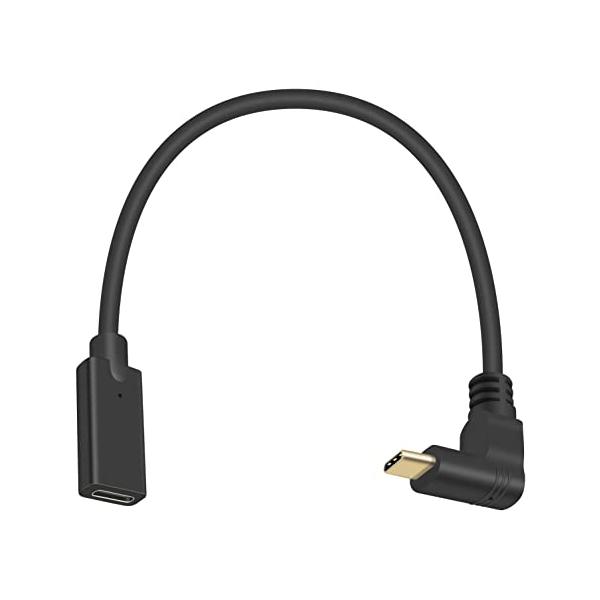 USB3.1タイプ-C 延長ケーブル30cm/-/-・Color:USB3.1タイプ-C 延長ケーブル30cm・USB C 延長 コネクタ形状：USB Type-Cオス-USB Type-Cメス 。 表面材質：ＰＶＣ　　 ケーブ・USB C...