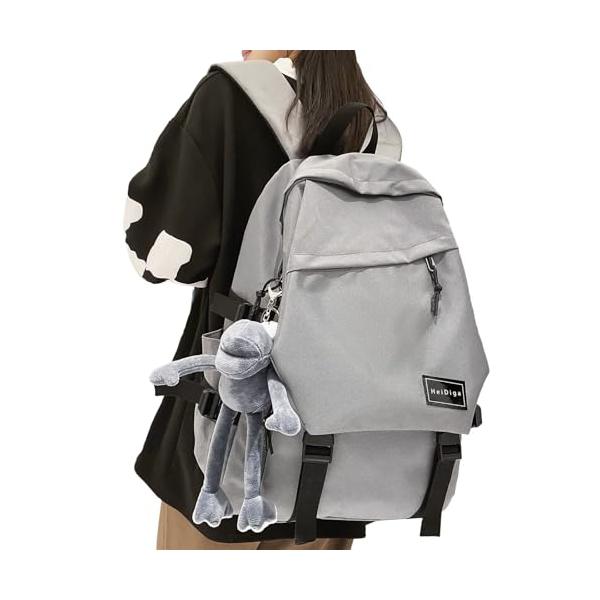 リュックサックバックパック4526-ダークグレー/ラージ/-・Color:4526-ダークグレー・仕様??大容量バックパック：長さ：32CM、幅：16CM、高さ：44CM。重さ：0.5KG。15.6インチPC収納。3層式デザイン且つ豊富な収...