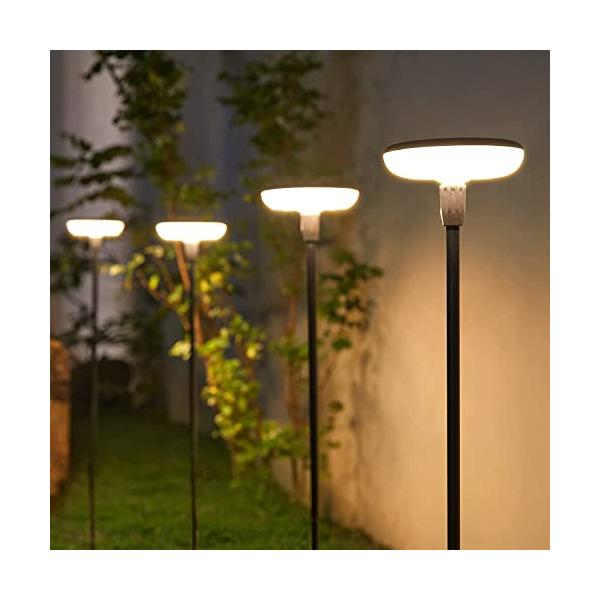 おしゃれブラック/-/YBD-002・√風に揺られるおしゃれな庭高さ80cmのチューブと組み合わせたソーラーアウトドアライトは、背の高い植栽を照らすのに最適です。風に揺れて美しく踊り、ロマンチックでスタイリッシュな雰囲気をあなたの庭にもたら...