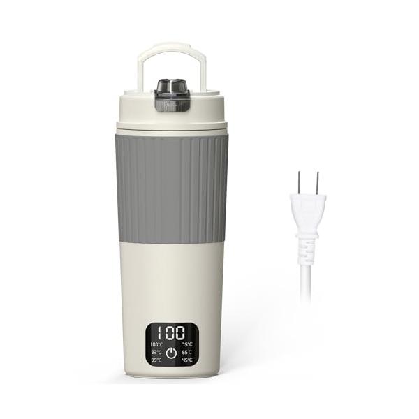 ホワイト-550ml/0.6 L/LW-K22A・Color:ホワイト-550ml・パッケージ個数:1・550mlの大容量なのにコンパクト!あなた専用のポータブルケトルを550mlの大容量なのに驚くほどコンパクト！電気ケトルとして必要なお湯...