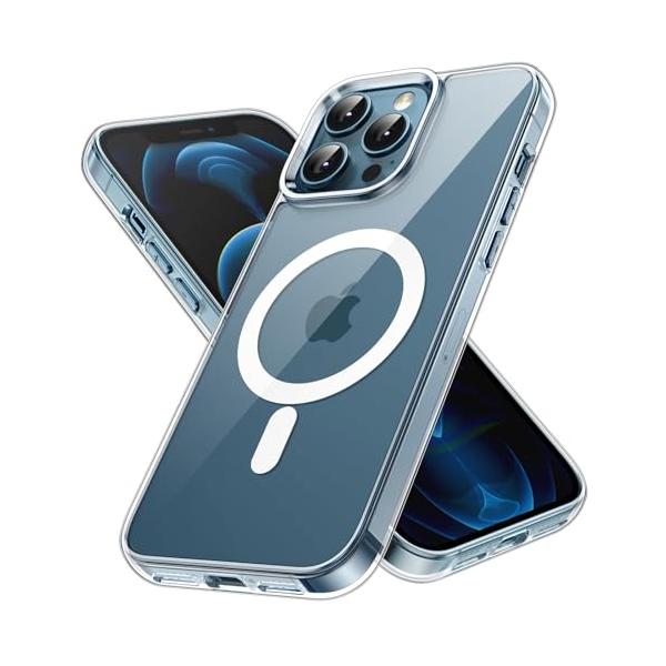 クリア/6.7インチ/3690-・Color:クリア・[互換性] iPhone 12 Pro Max (6.7インチ) 用に特別に設計されています。38個のマグネットを内蔵し、すべてのMagSafeアクセサリーに対応できるクリアケースです・...