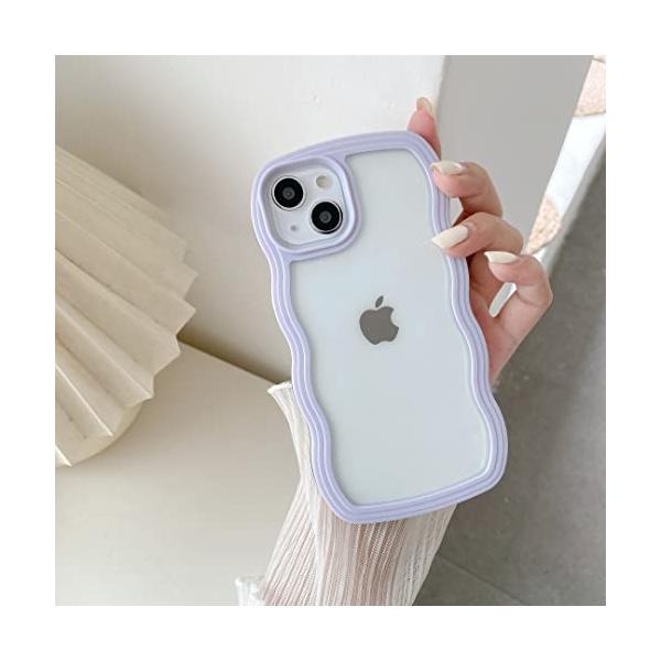 クリアパープル/iPhone 14/iPhone 13/iPhone 14/iPhone 13・Size:iPhone 14/iPhone 13Color:パープル・対応機種iPhone 14/iPhone 13(6.1インチ)専用。写真は...