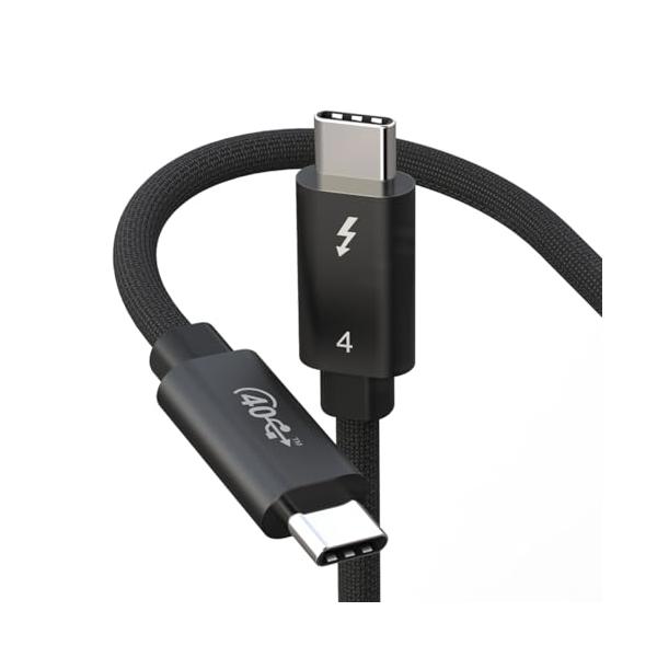 黒色/2m/-・Size:2m・パッケージ内容：TypeC &amp; TypeC Thunderbolt 4 ケーブル (1本セット2M ブラック)・240W急速充電：最大240Wのフルスピード充電がです。・高画質出力：1台のモニターには...