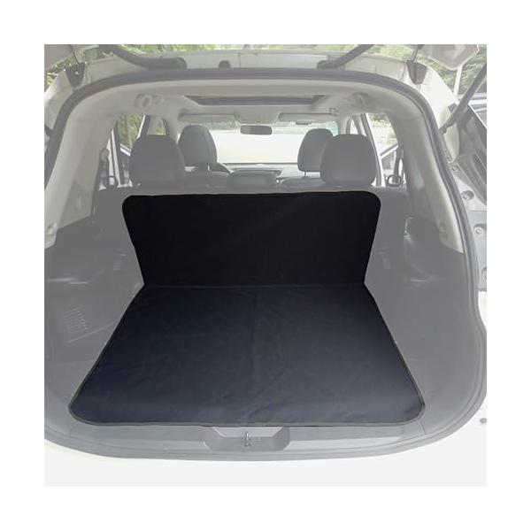 ブラック/-/-・Color:ブラック・車種汎用ワンピースの仕様で、サイズは長140*幅98cmで、丁度いいサイズ感、ほぼ汎用品になります。 小型の軽自動車から大型のミニバンまで、様々な車に使える汎用性が高いラゲッジマットです。（ピッタリ愛...