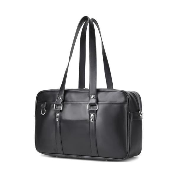 スクールバッグブラック/-/Ui Lite S200・Color:ブラック・スクールバッグサイズ(CM)：（約）W42×H26×D14　 重量（約）：0.87KG・スクールバッグに最適な大容量設計A4サイズの教科書やノート、弁当、着替えまで...